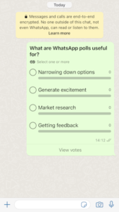 How To Do A Poll In WhatsApp Business - YourBusinessNumber